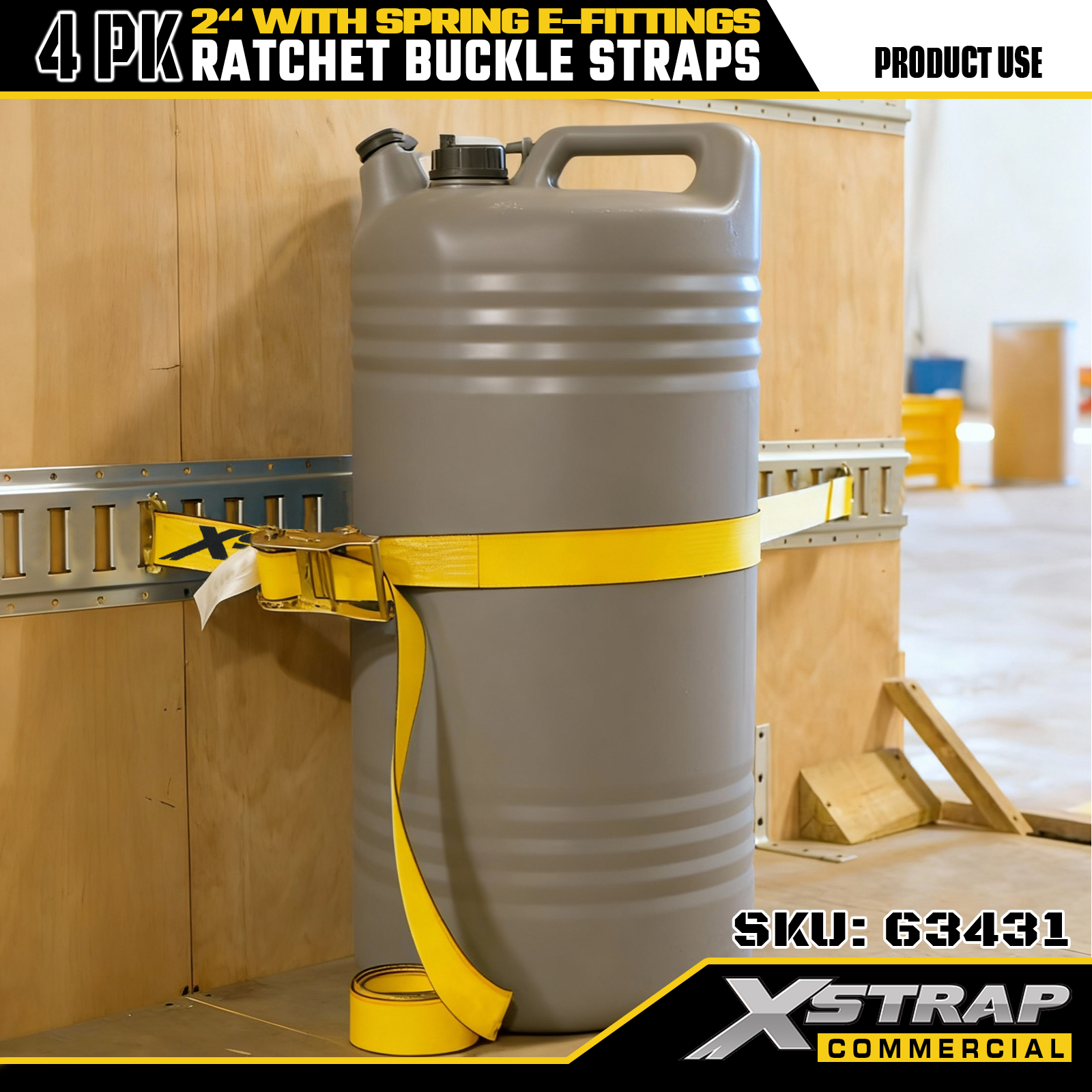 Xstrap 63431 E-Track Ratchets: Interior Van Cargo Securing Guide ...